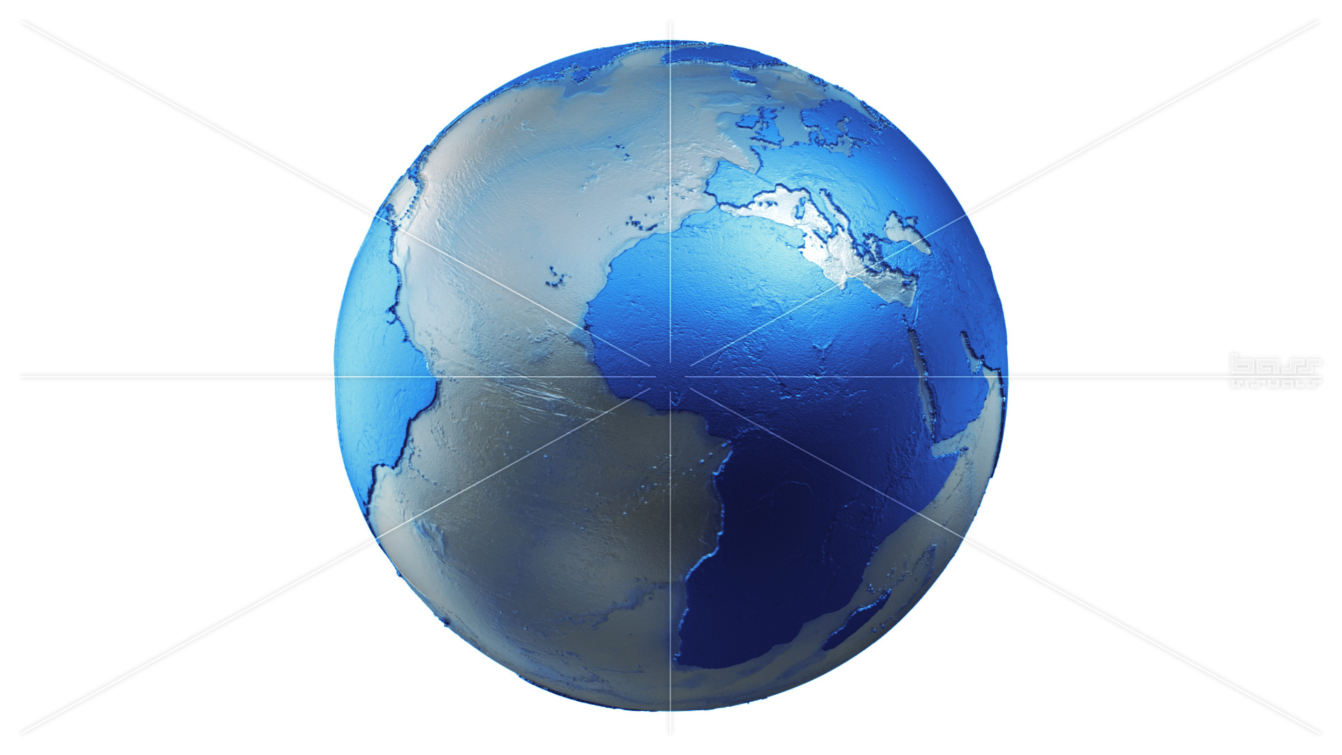 Metalic Planet Earth Spin Loop Versions – Bass Visuals